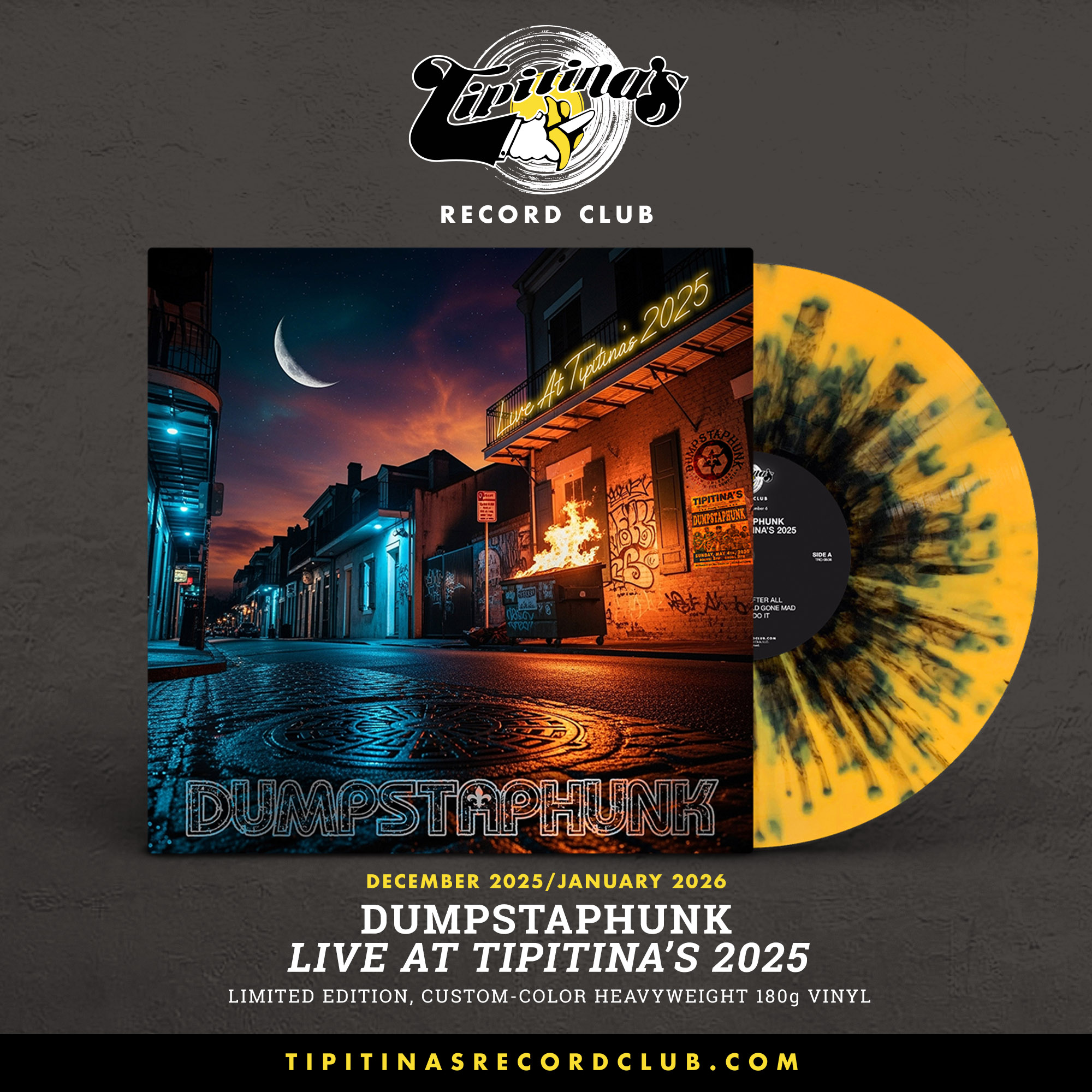 Pre Order Vinyl Dumpstaphunk Live At Tipitinas 2025 Dumpstaphunk 7757